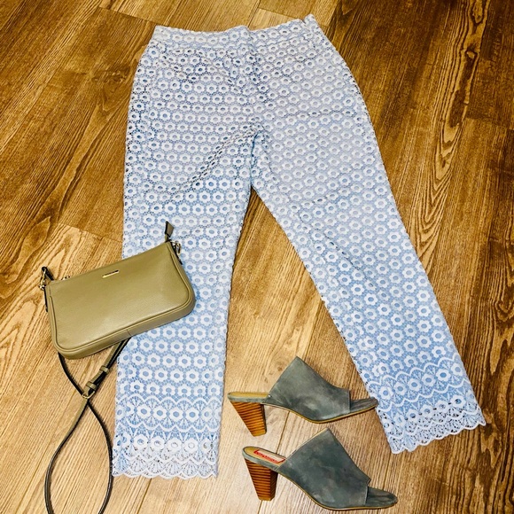 J. Crew | Pants & Jumpsuits | J Crew Daisy Lace Pant | Poshmark